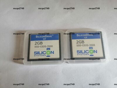 2PCS SiliconDrive 2GB CF SSD-C02G-3500 SILICON | eBay