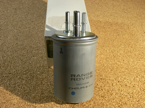 GENUINE LAND ROVER FUEL FILTER RANGE ROVER 13 ON SPORT 14 ON DISCOVERY ...