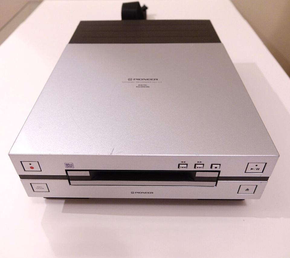 Pioneer MJ-L7 Silver and Black Mini-Disc MD Recorder Digital Recording ...