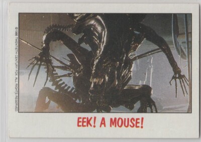 1988 Topps Fright Flicks #23 Eek! A Mouse! Aliens Alien Queen | eBay