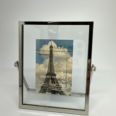 Drexel Heritage 4x5 Beautiful Silver Tone Photo Picture Frame | eBay