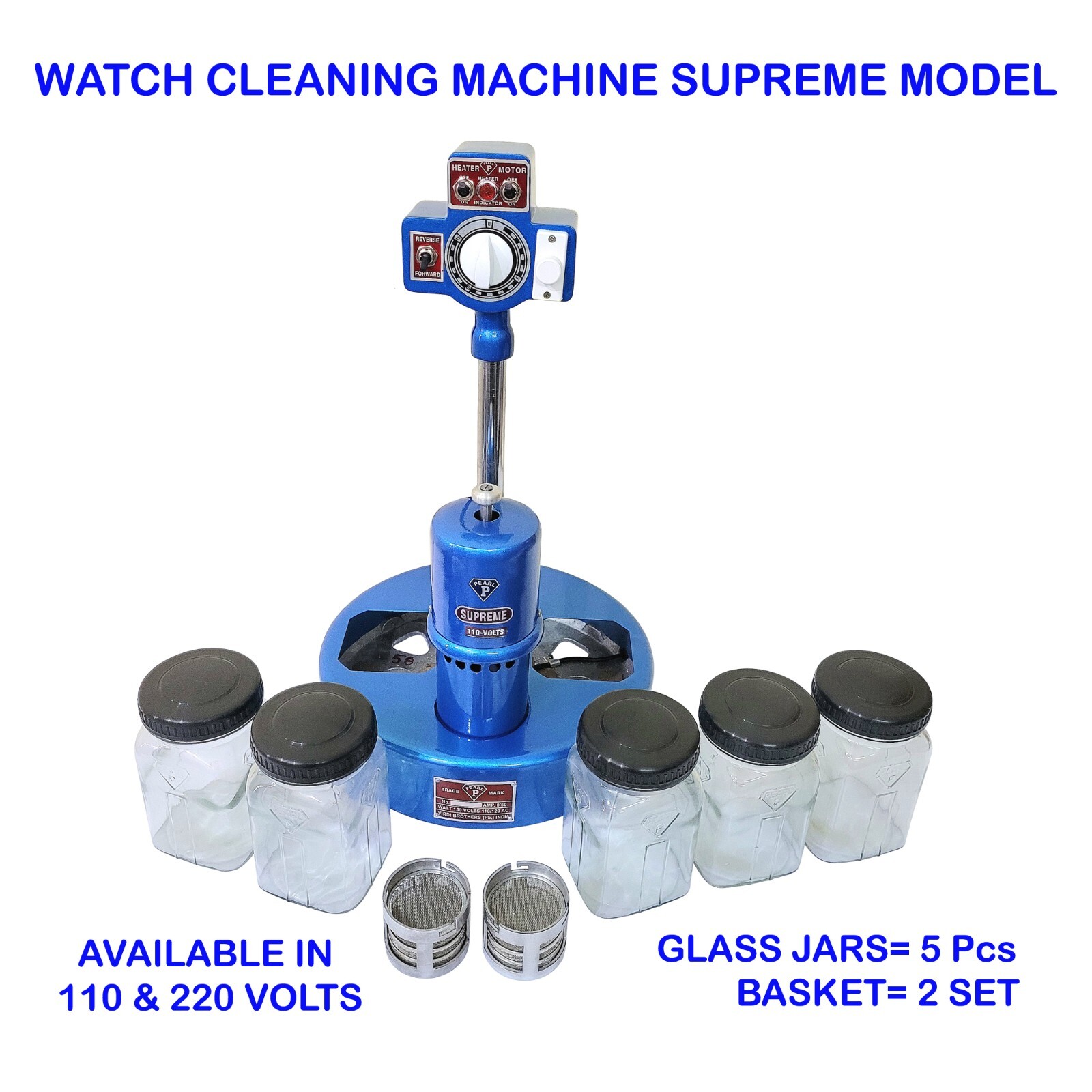 Watch Cleaning Machine | Supreme Watch Cleaning Machine 110 Volts ...