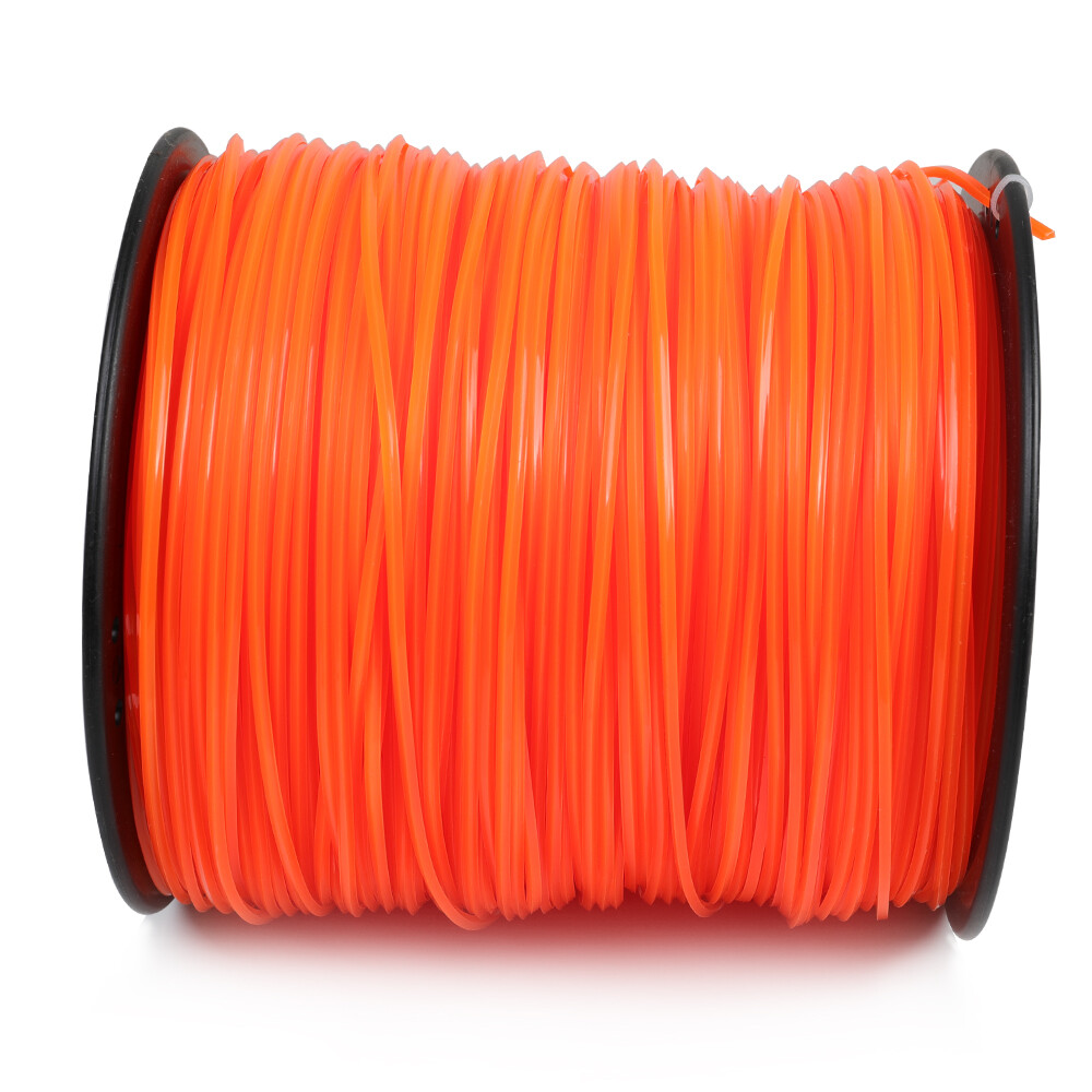 1lb / 5lb .095" Sqaure Shape Orange String Trimmer Line Fits Echo Stihl ...
