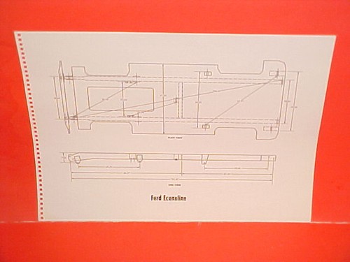 1963 FORD ECONOLINE VAN PICKUP STATION BUS CARGO WINDOW FRAME DIMENSION ...