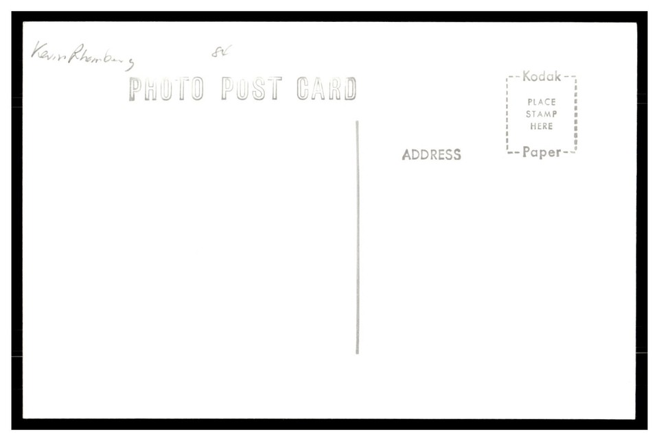 Kevin Rhomberg (1984) Cleveland Indians Vintage Baseball Postcard PCCI ...