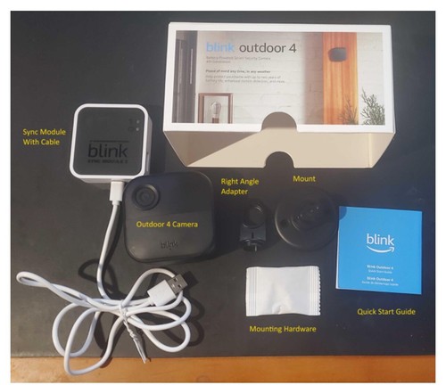 Blink Outdoor 4 4th Generation Wireless Smart Security Camera 1080p HD ...