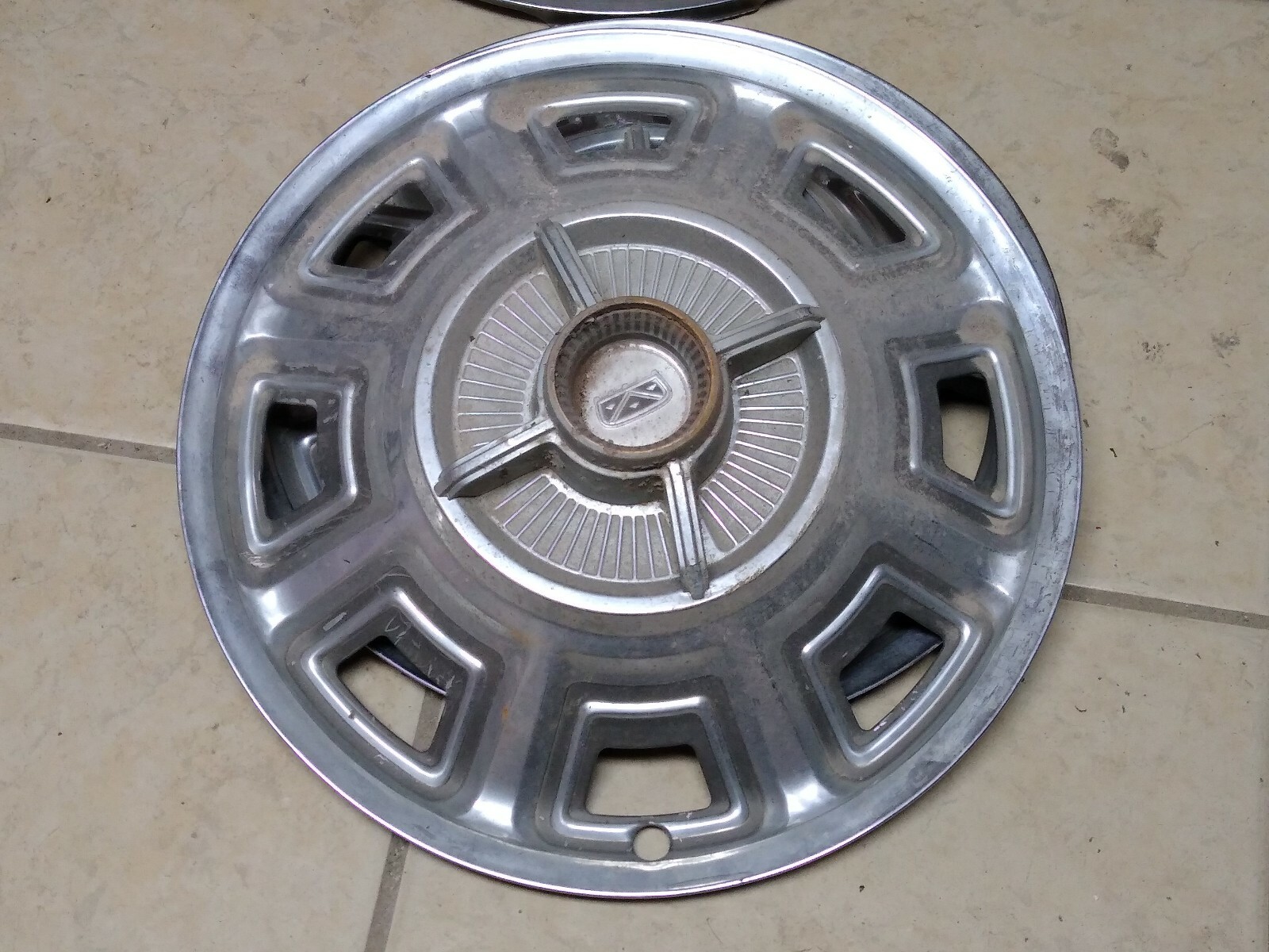 1966 66 Ford Fairlane Hubcap Wheel Cover Hub Caps 14" OEM USED SPINNER ...