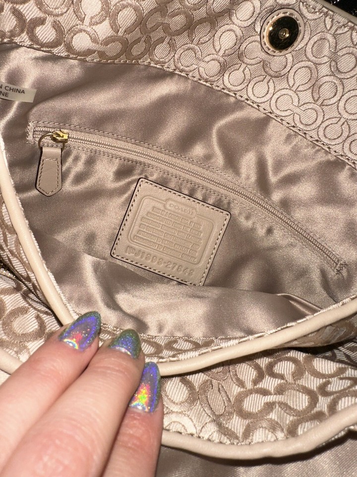 Coach Handbag Tote, Beige | eBay