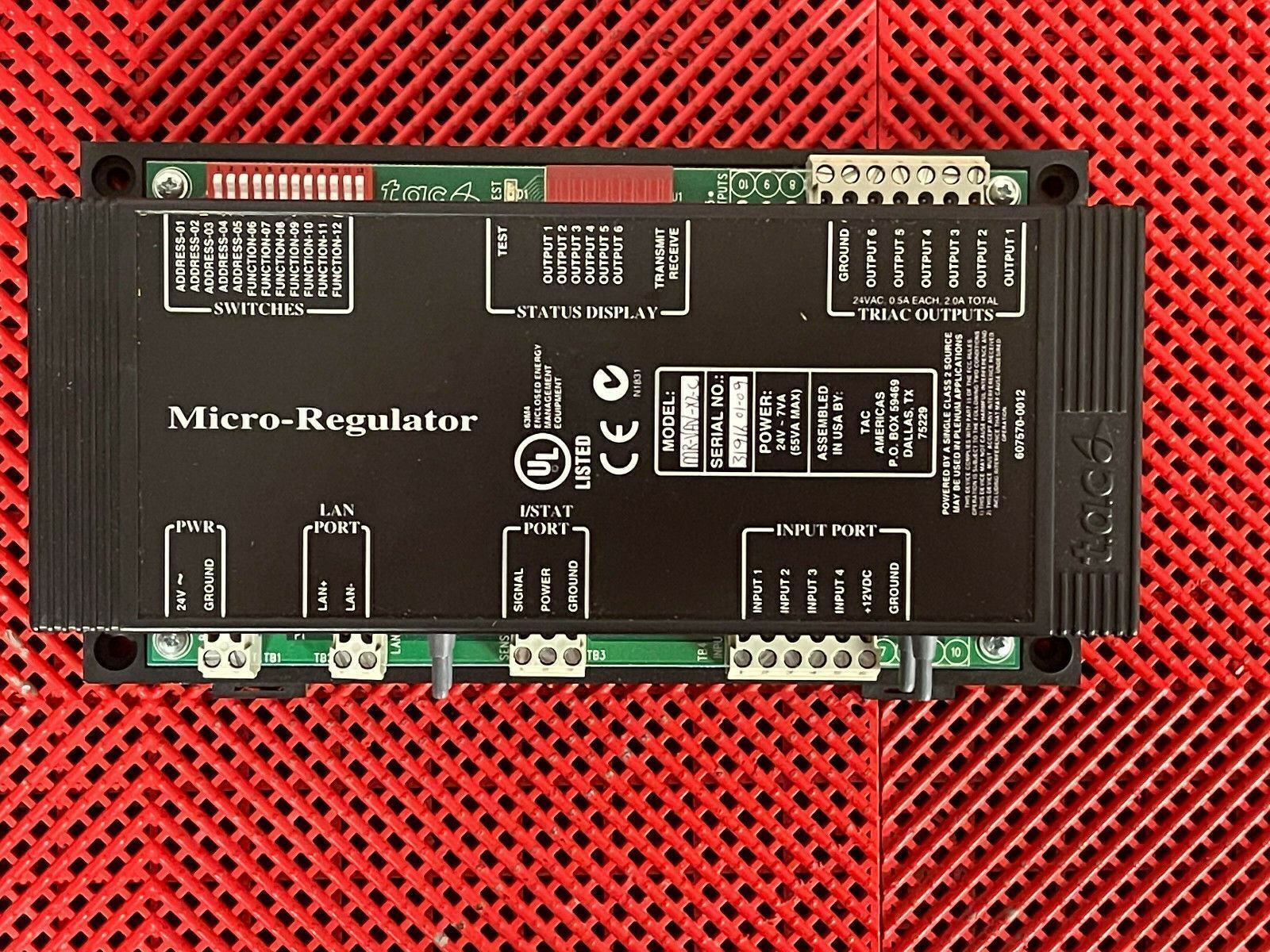 Schneider Electric TAC 330810-06 Micro Regulator VAV Controller MR-VAV ...