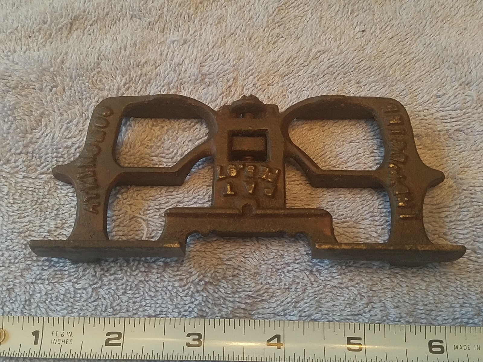 Antique Atkins & Co Indianapolis IND Saw Sharpening Raker Gauge PAT FEB ...