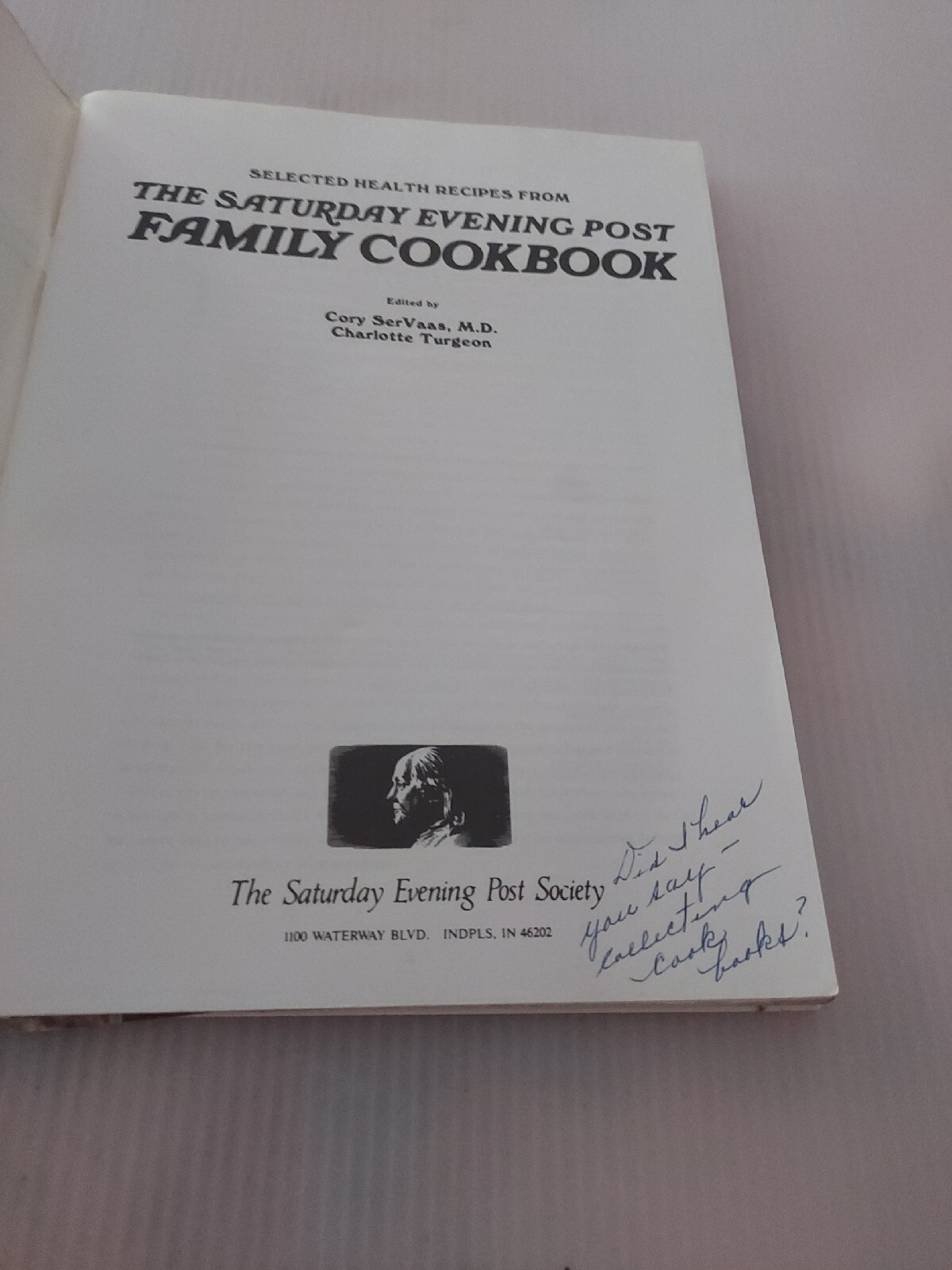 Vintage 1984, The Saturday Evening Post Family Cookbook, Selected ...