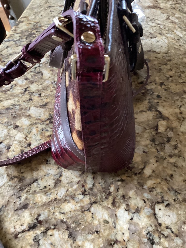 RARE Brahmin Mini Asher Wine w/Animal | eBay