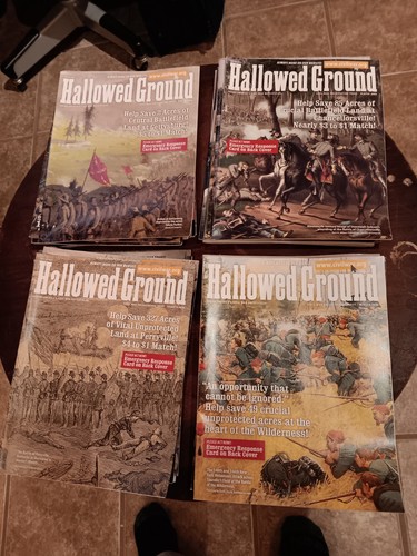 Civil War Magazines (37), Hallowed Ground, 2007-2016. Great Maps. Rare ...