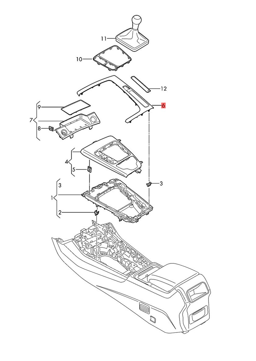 Genuine AUDI Q5 Sportback FYB FYG FYT Cover Frame 80B863969AB1NK | eBay