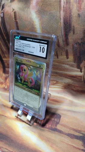 2023 MTG Secret Lair My Little Pony MLP Foil Fluttershy CGC 10 # 1538 ...