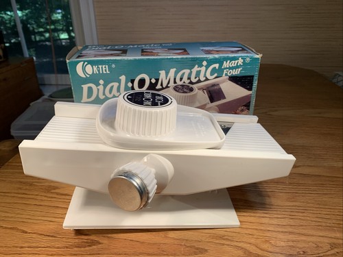 Vintage Dial-O-Matic Food Cutter Slicer Original Box & Instructions | eBay