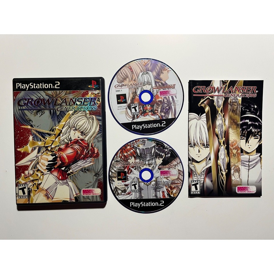 Growlanser: Generations Deluxe Edition (Playstation 2 PS2)Works CIB ...