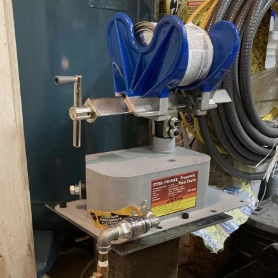 Pneumatic Paint Shaker Machine Air Pint Quart Gallon Mixer Nonsparking ...