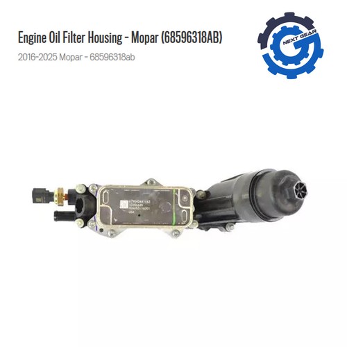 New OEM Mopar Engine Oil Filter Housing 16-25 Dodge Durango Ram 1500 ...