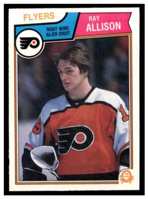1983 O-Pee-Chee Hockey Ray Allison 259 Philadelphia Flyers | eBay