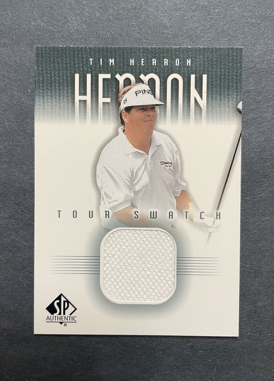 2001 SP Authentic Tour Swatch #THTS Tim Herron | eBay