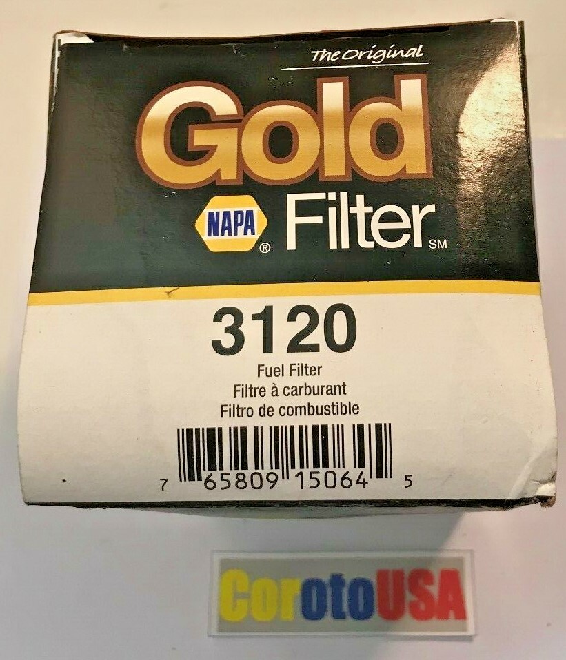 NAPA 3120 Spin-On Fuel Filter 13/16 in The Original NAPA Gold Filter ...