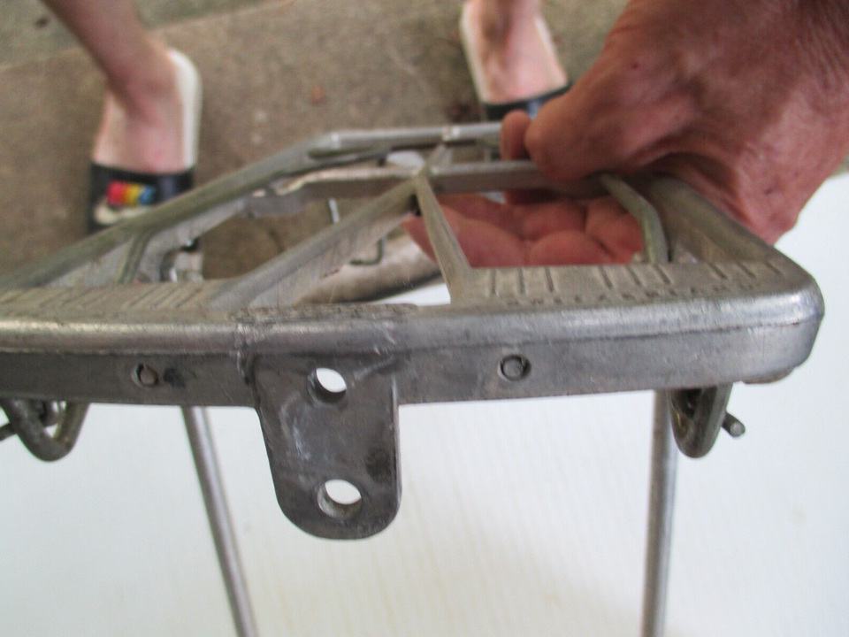 Vintage Pletscher Bike Rack Switzerland Rat Trap Silver Aluminum Rear ...