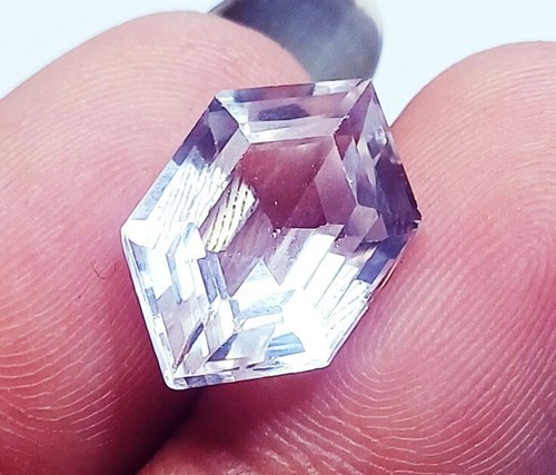 Certified Loose Gemstone 8.70 Ct Fancy Shape Natural White Sapphire | eBay
