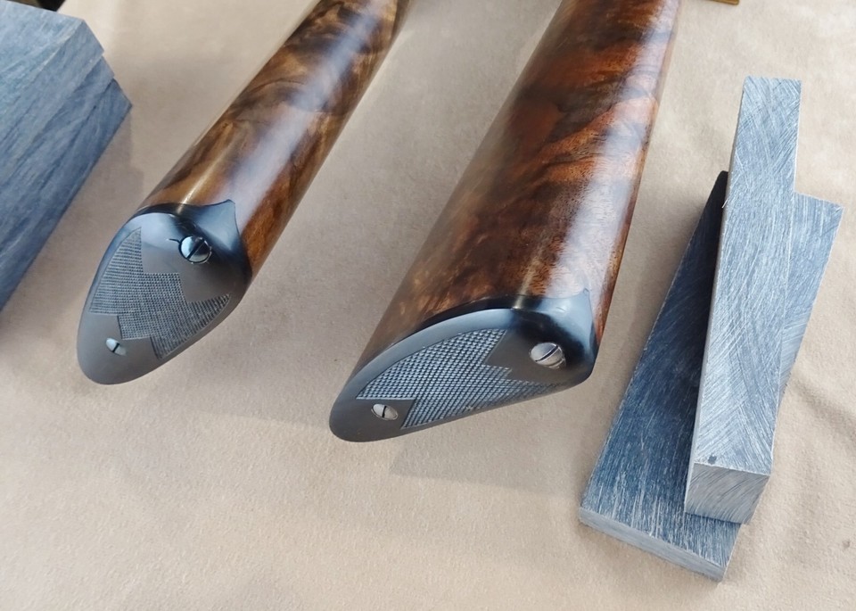 Genuine Horn Blocks for Buttplate (6 x 2 x 0.75) | Rifle / Shotgun ...