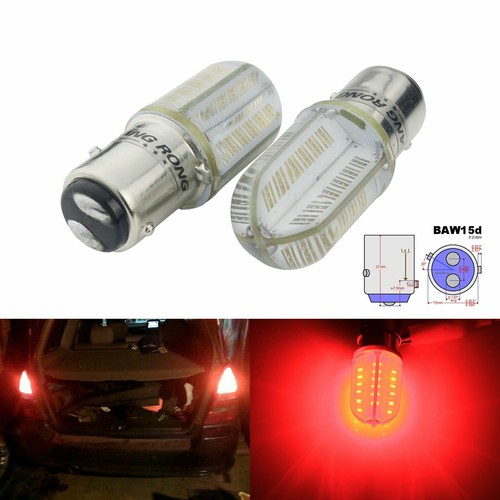 BAW15d 567 PR21/5W 780 COB LED Bulbs Sidelight Reverse Tail Brake Stop ...