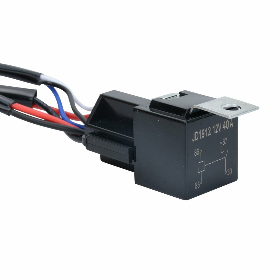 Wiring Harness Kit Fuse ON OFF Switch Relay For LED Fog Work Light Bar ...