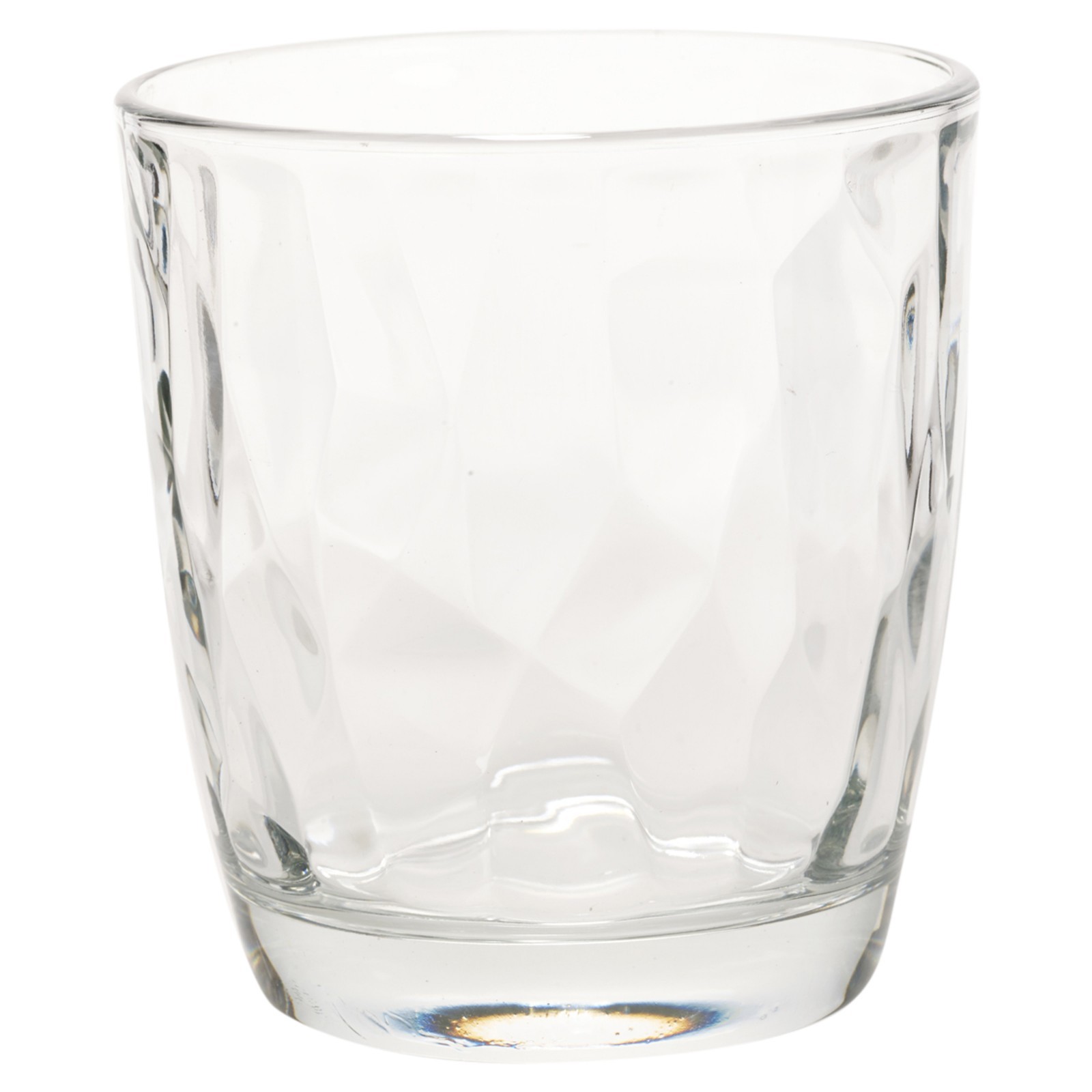 Set Of 6 Bormioli Rocco Diamond Glass Tumbler Coloured Glasses Drinking ...