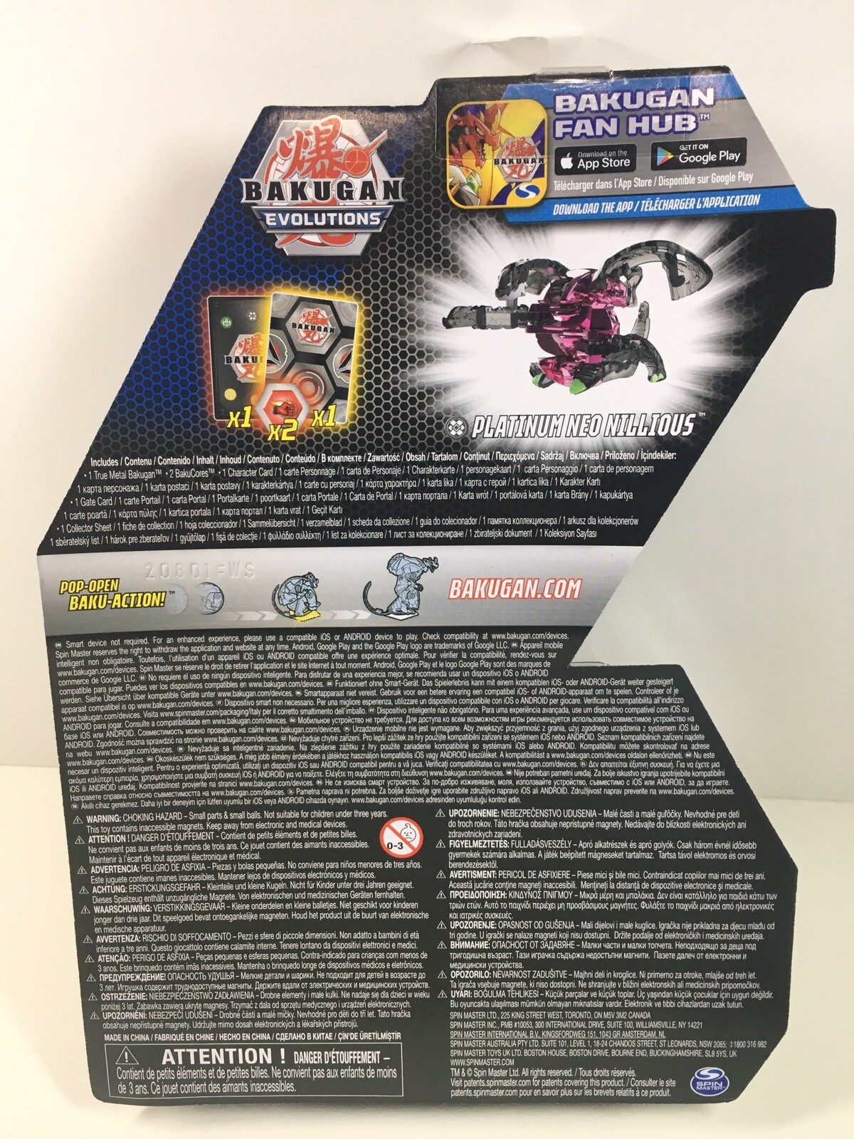 Neo Nillious Platinum Series Bakugan Evolutions 2022 New 6+ - Free ...