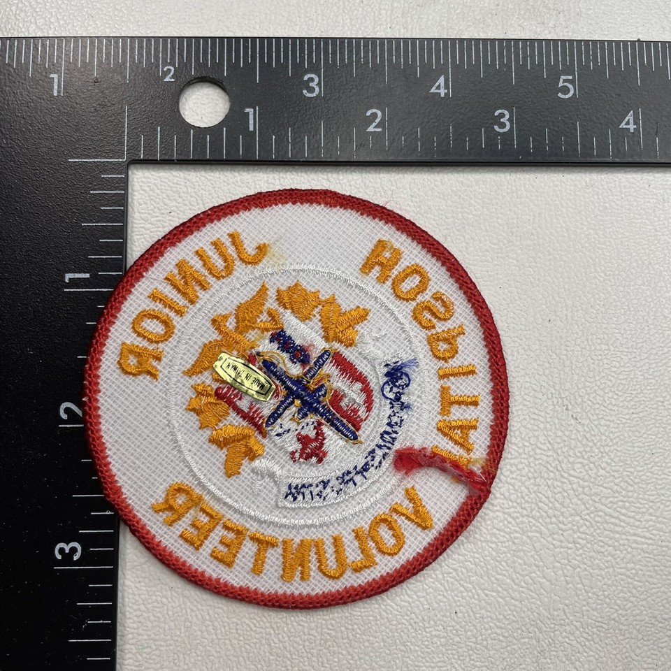 JUNIOR HOSPITAL VOLUNTEER Patch O29M | eBay