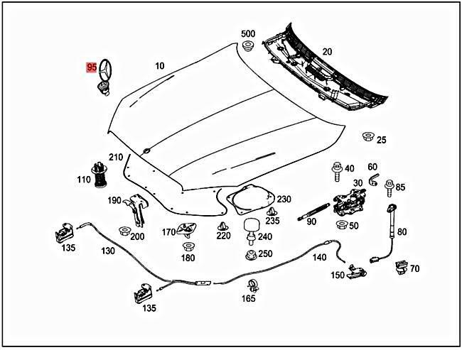 Mercedes-Benz 2228101200 Genuine OEM Hood Ornament for sale online | eBay
