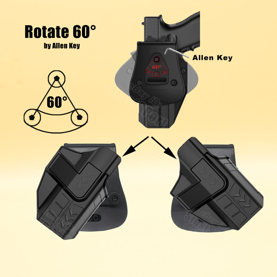 Tactical G43 Holster For Glock 43 43X 48 Glock 43X MOS G43 MOS G48 MOS ...