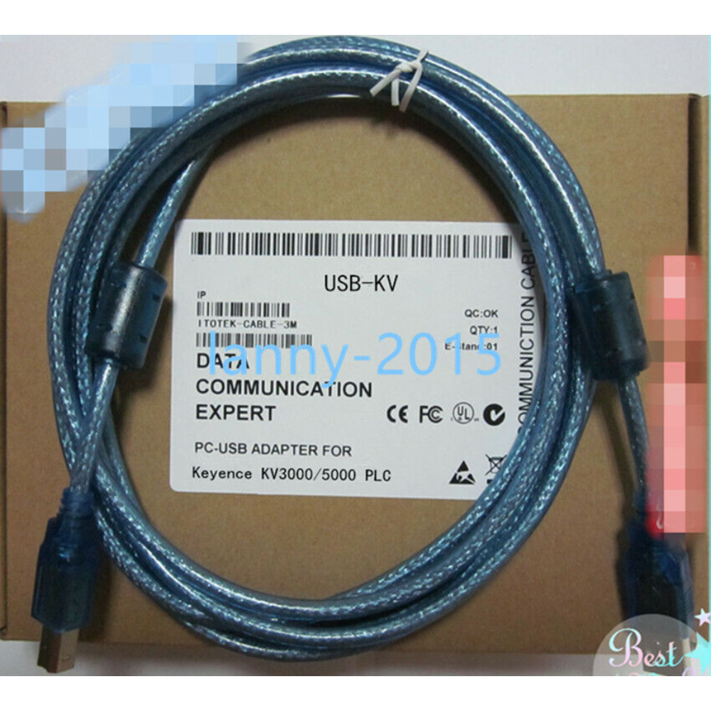 1PC NEW FOR KEYENCE KV5000/KV3000/kV1000 series PLC programming cable ...