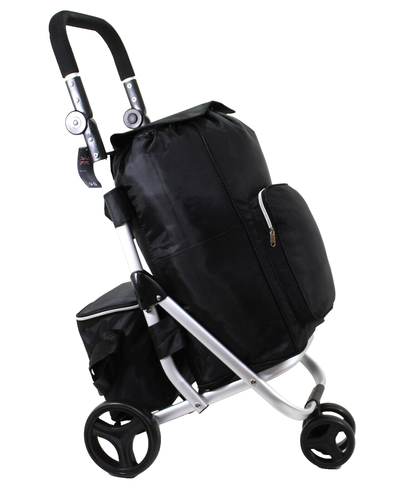 Large 4 Wheel Shopping Trolley Cart Lightweight strong manoeuvrable ...