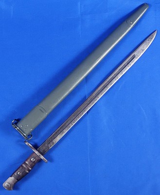 Remington 1913/17 M1917 Enfield Springfield WW I Bayonet with Leather ...