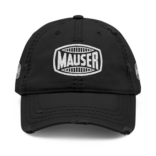 Mauser Logo Symbol Distressed Dad Hat Embroidered | eBay