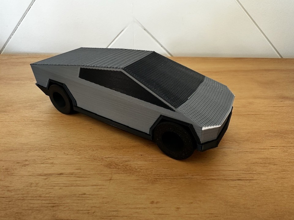 Tesla Cybertruck Low Poly Model Car - 3d Printed | eBay