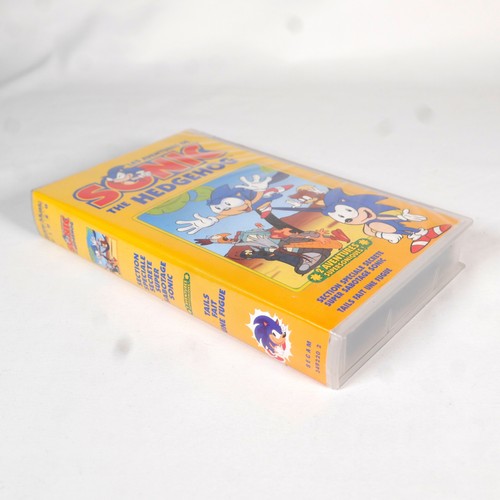 Cassette Tape Video VHS LES AVENTURES DE SONIC THE HEDGEHOG Sony 1994 ...