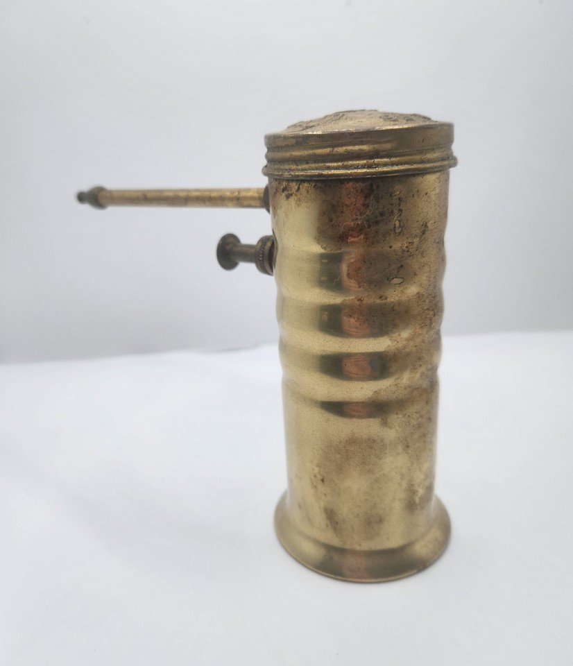 Vintage Eagle No. 66 Finger Pump Brass Oiler Oil Can Straight Shaft | eBay