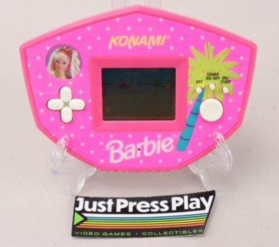 Vintage 1992 Konami Barbie Handheld Electronic LCD Game - Tested ...