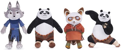NEW OFFICIAL 12" KUNG FU PANDA 4 SOFT TOYS KFP PLUSH MASTER SHIFU PO ...