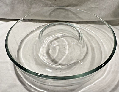 PYREX 22 cm 9" Round Clear Glass Ring Jello Gelatin Mold Bundt Pan ...