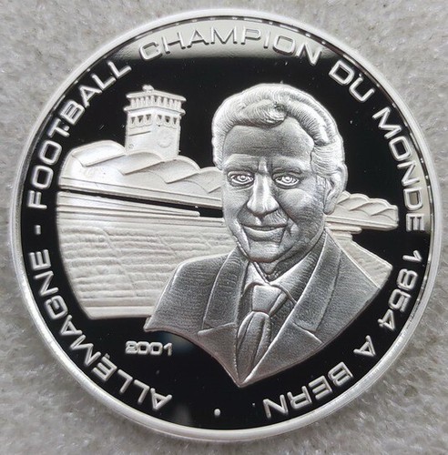 Togo 2001 World Cup Soccer 1000 Francs Silver Coin,Proof | eBay