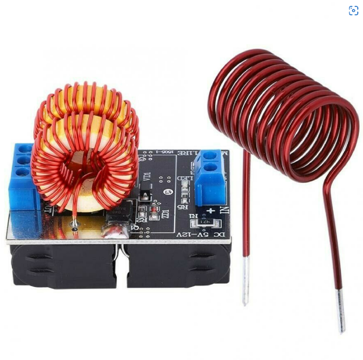 5V-12V Low Voltage ZVS Induction Heating Power Supply Module +Heater ...