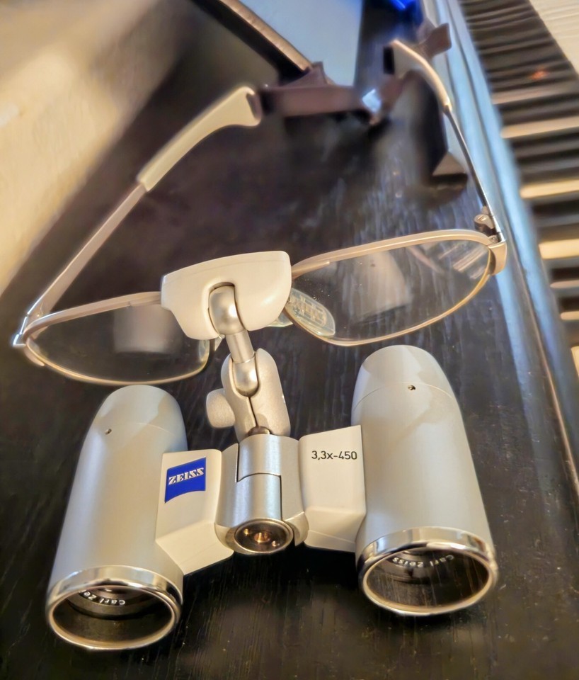 Zeiss Dental Loupes Eyemag Pro F 4X-500mm With Lumadent Light | eBay