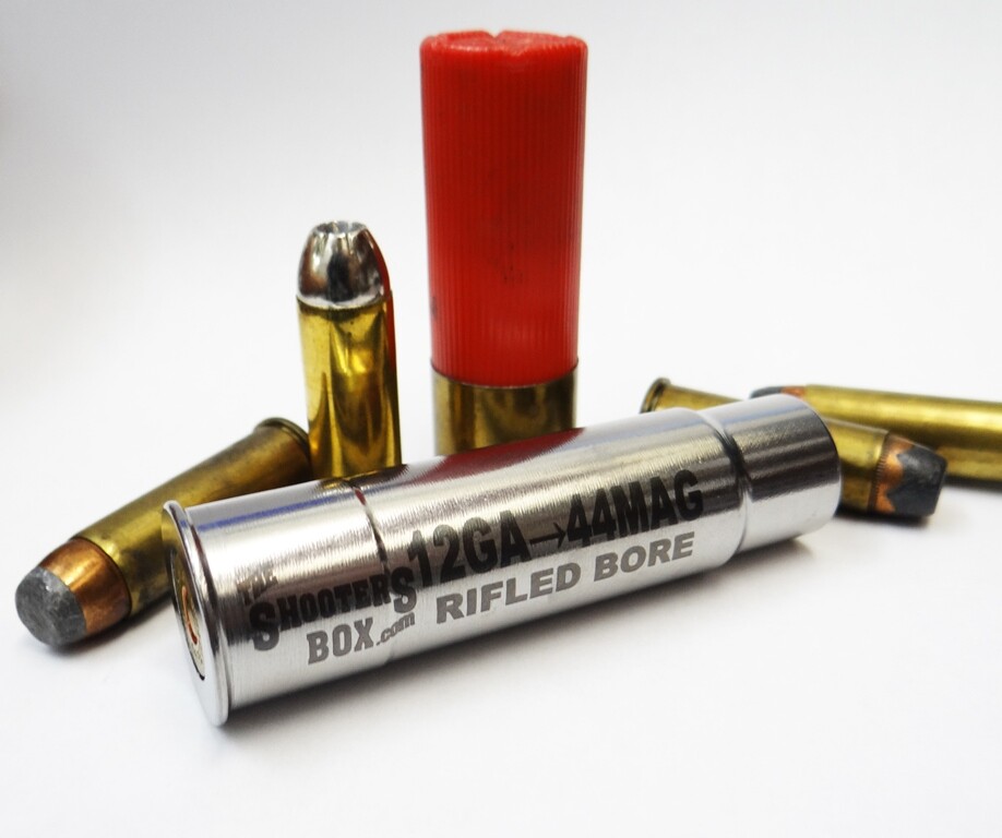 12GA to 44 MAGNUM RIFLED Shotgun Adapter - Chamber Reducer - Stainless ...